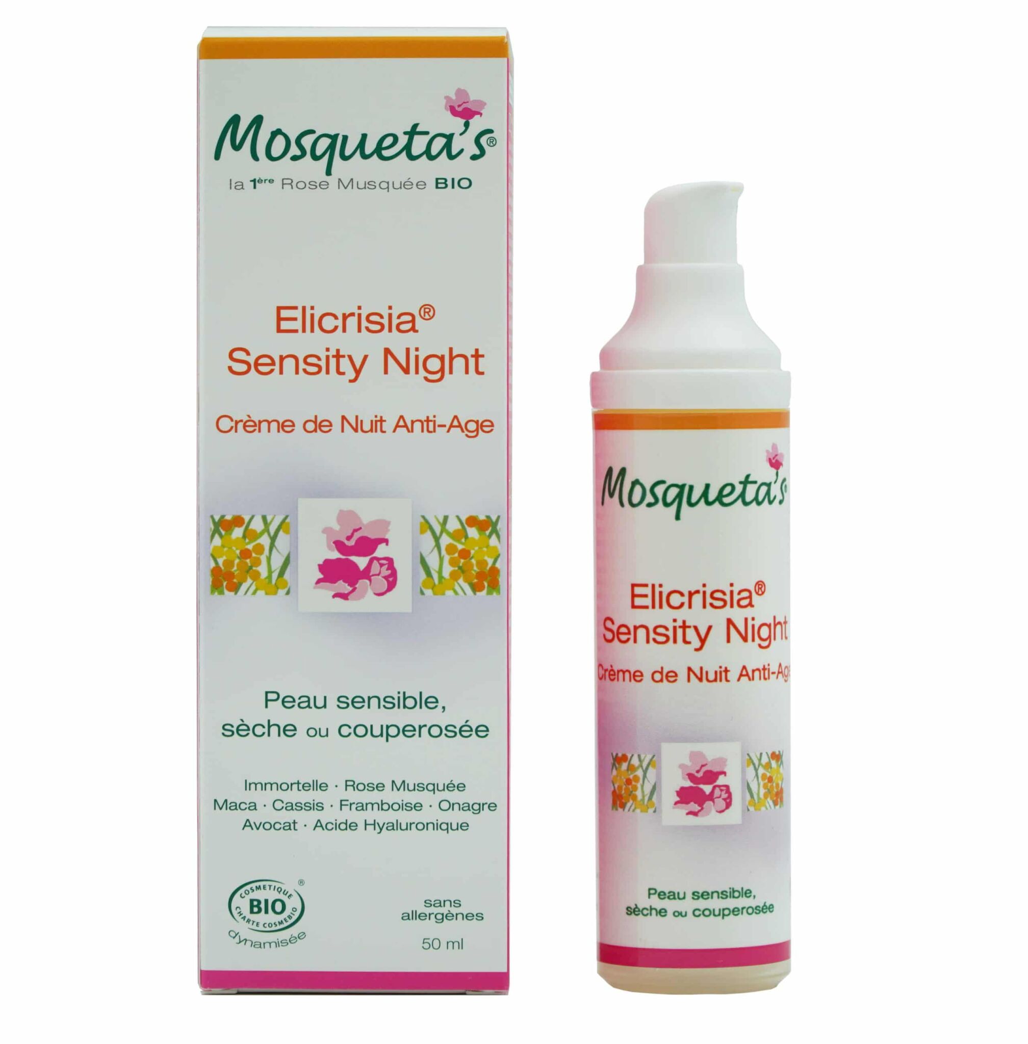 Sensity Night Elicrisia® Mosqueta's | Gelbopharma
