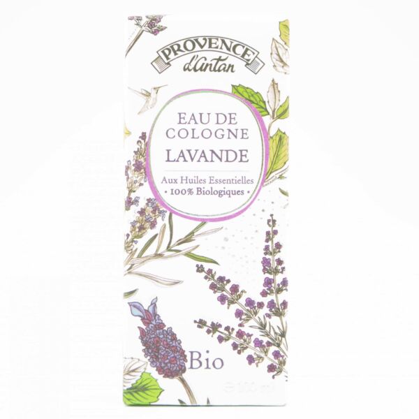 Eau de Cologne Lavande Bio Provence d'Antan, 100% huiles essentielles