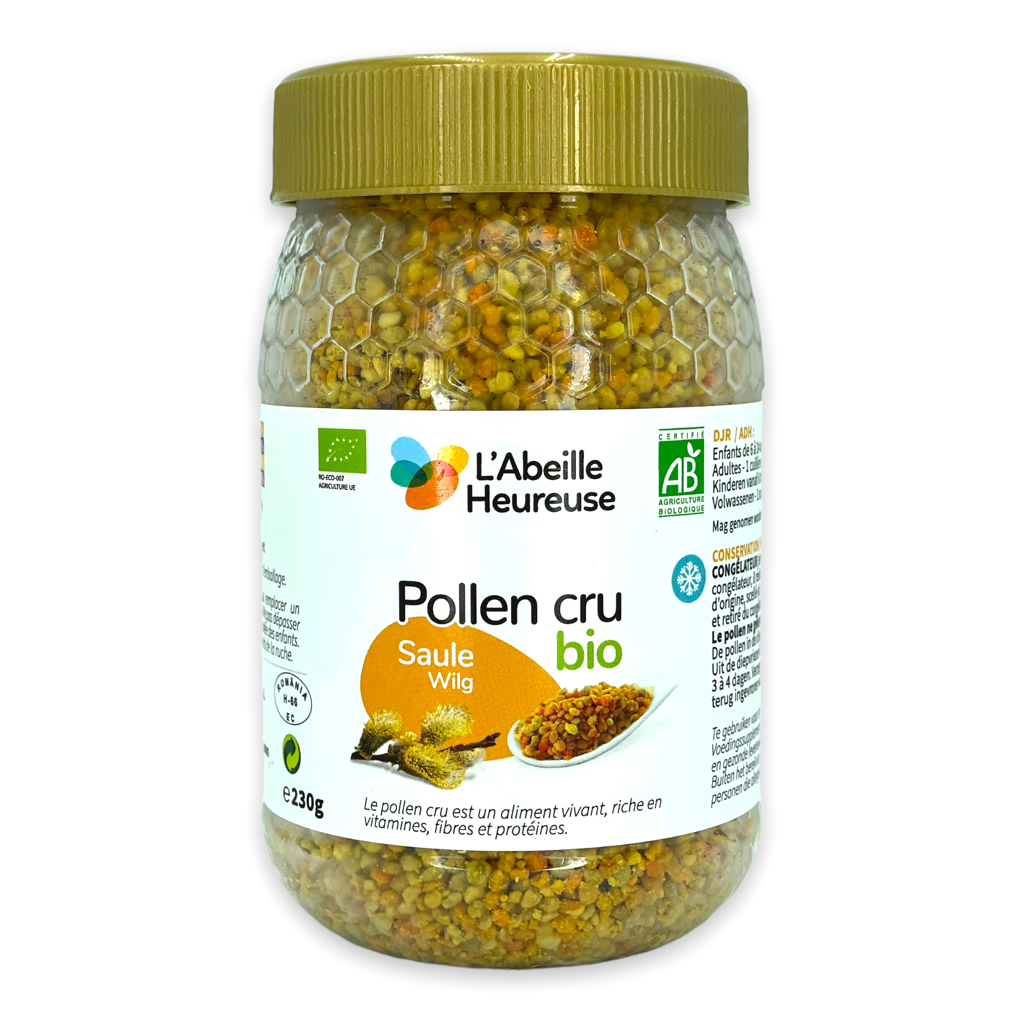 Produits de la ruche, tels que des pollens frais ou crus bio de l ...