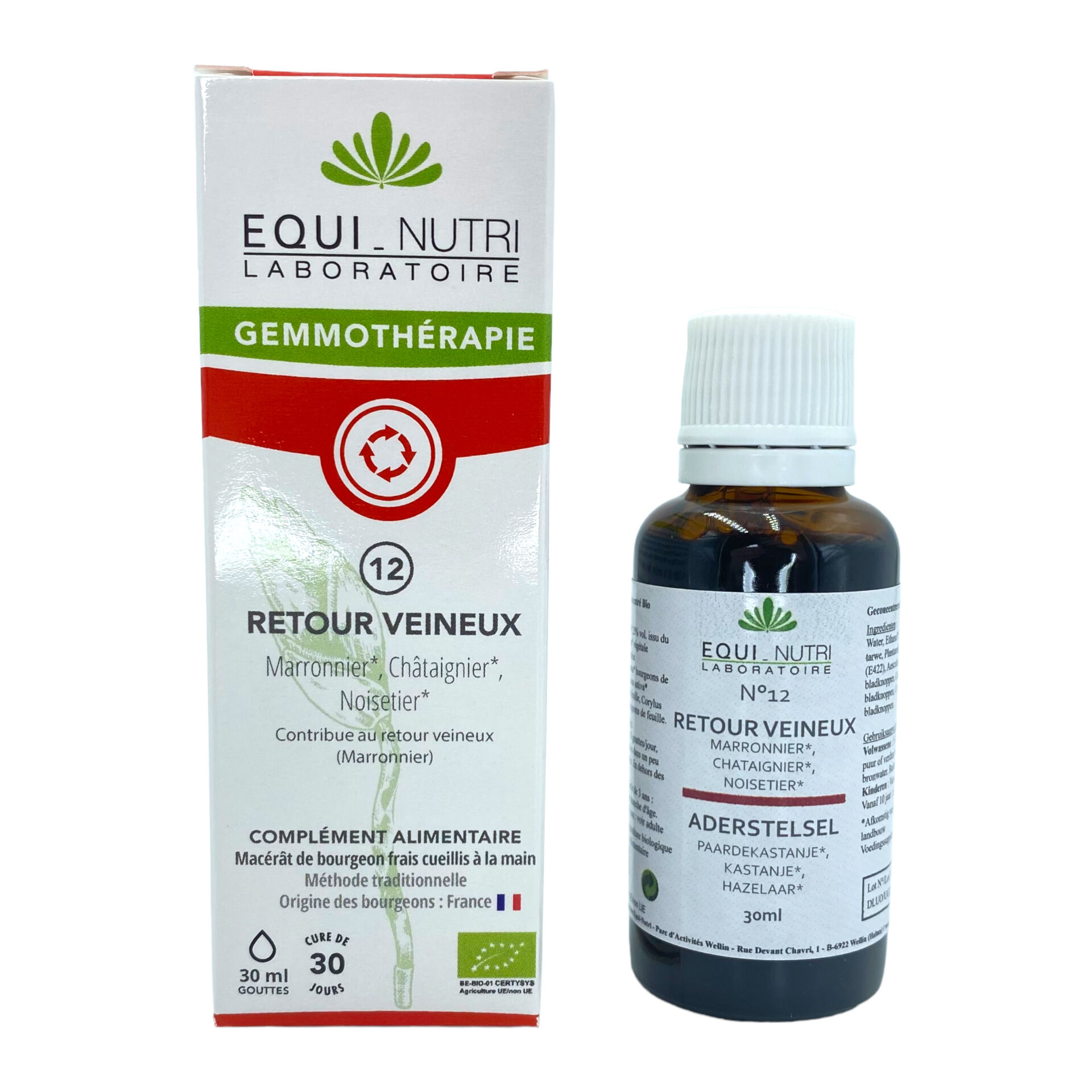 Bourgeons Retour Veineux bio Equi-Nutri n°12 | Gelbopharma