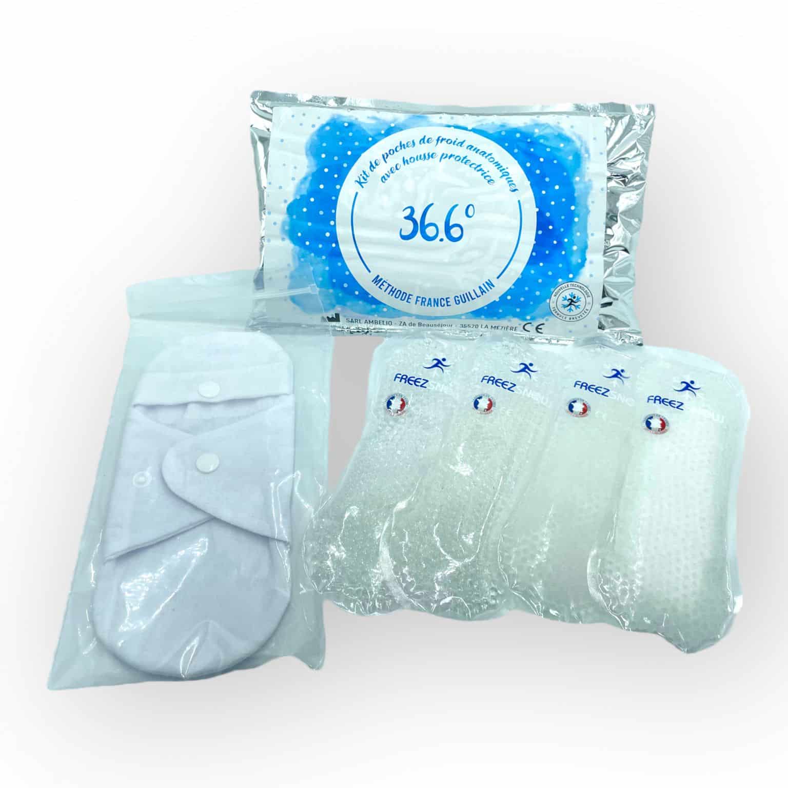 Kit de poches 36°6 Freezsnow - Bain dérivatif méthode France Guillain ...